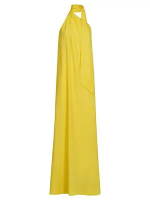 TALLER MARMO One-shoulder Crepe Cady Dress - Giallo