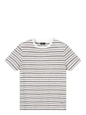 A.p.c. Essential Linen T-shirt - Marron