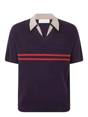 Dries Van Noten Short Sleeve Knit Polo - Dpu