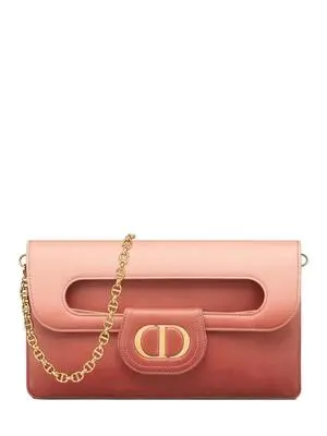 Dior Convertible Chain Clutch Bag - Rose Multi