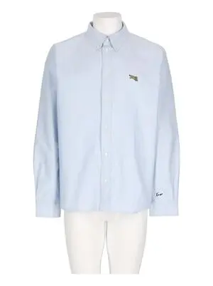 Kenzo Casual Cotton Oxford Shirt For - Azure