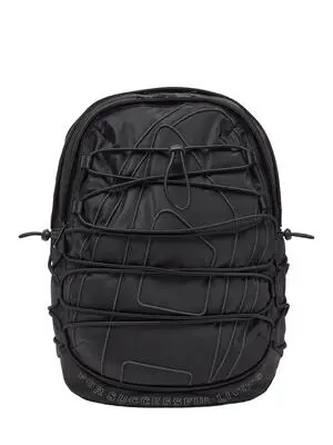 DIESEL® Mini Back Panel Handle Laptop Backpack With Padded Adjustable Straps - Nero