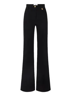 Elisabetta Franchi Tailored Flare Trousers - Nero