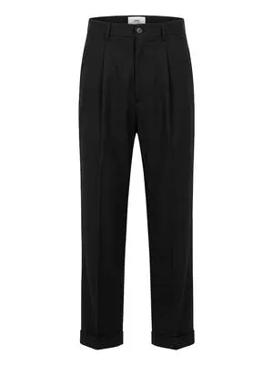 AMI Paris AMI Carrot Fit Oversized Trousers Black
