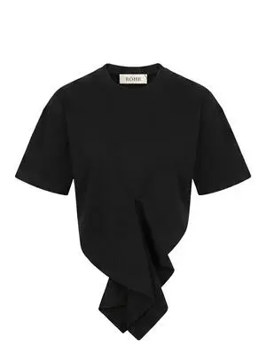 RÓHE ROHE Draped Essential T-Shirt