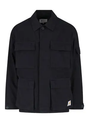 CARHARTT WORK IN PROGRESS Carhartt WIP Cotton Utility Jacket With Classic Collar And Multiple Flap Pockets
