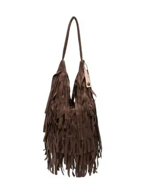 LA MILANESA Aretha Small Shoulder Bag - Brown