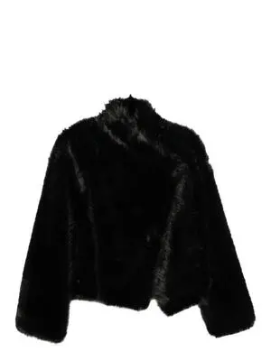 BB COUTURE Jackie Faux Fur Jacket - Black