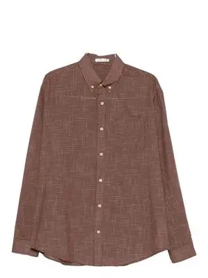 THE ROW Pompeo Cotton Shirt - Brown