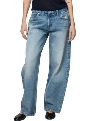 EB DENIM Shifter Bowed Wide Leg Jeans - Luca