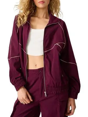 Steve Madden Jacey Windbreaker Jacket - Fig