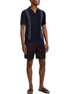 ORLEBAR BROWN Horton Tailored Fit Silk Cotton Polo Shirt