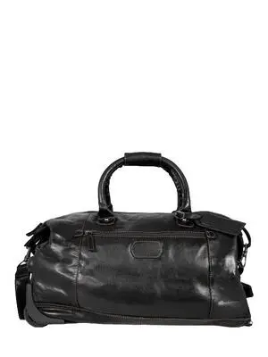 JACK GEORGES Voyager Wheeled Duffle Bag - Black