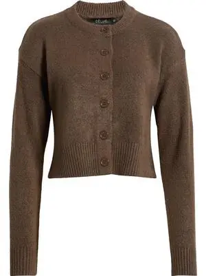 Deluc Teide Fuzzy Cardigan - Mocha