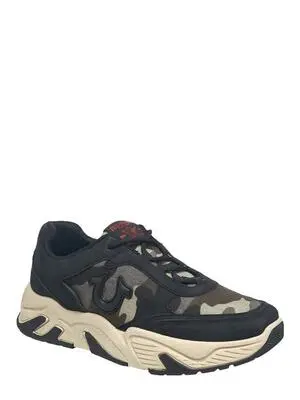 True Religion Printed Logo Chunky Sneakers - Black