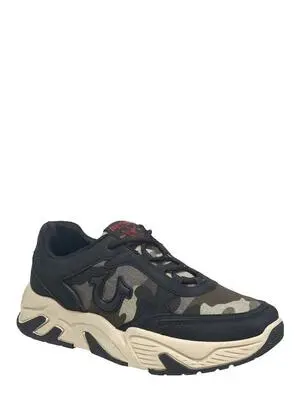 True Religion Printed Logo Chunky Sneakers - Black