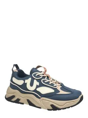 True Religion Jeremiah Horseshoe Logo Chunky Sneakers - Blue