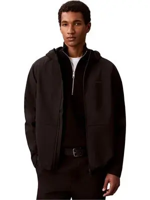 Calvin Klein Tech Shell Hooded Jacket - Black