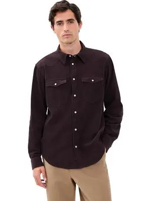 Isabel Marant Étoile Vasco Button Down Shirt - Coffee