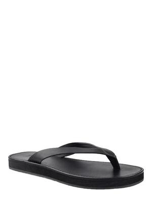 ZIGI ZIGI Beachtime Leather Flip Flop Blklt