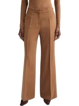 LAFAYETTE 148 NEW YORK Lafayette 148 New York Camel Hair Wide Leg Pants