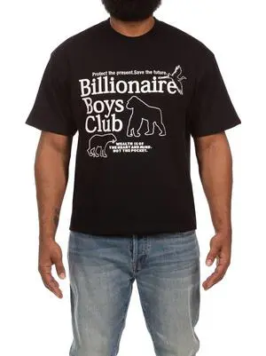 BILLIONAIRE BOYS CLUB Shoebill Graphic T-shirt - Black