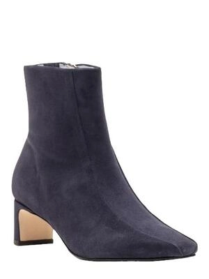 FRANCES VALENTINE Marianne Suede Ankle Bootie - Navy