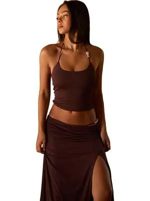 SASHA THERESE Hazel Tank - Chocolate