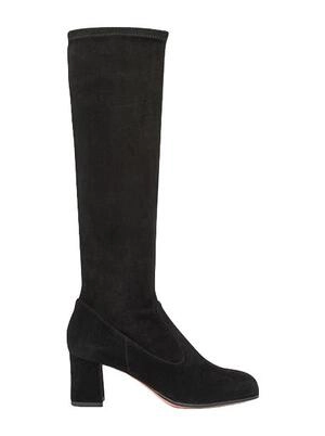 Santoni Knee-high Suede Boots - Black