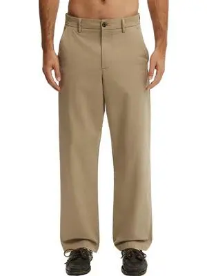 COTTON ON Baggy Chino Pant - Camel