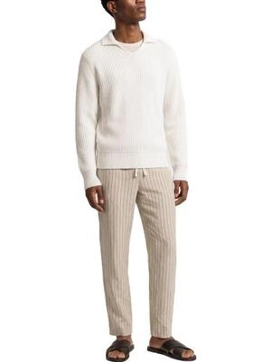 Orlebar Brown Callahan Ribbed Merino Wool Sweater - Thasos Beach