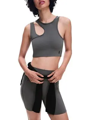 On Studio Asymmetric Crop Tank - Ember