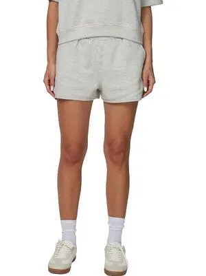 GOOD FOR NOTHING Sweat Shorts With Embroidered Logo - Grey