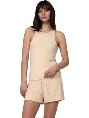 JUANA Selene Lounge Shorts - Tan