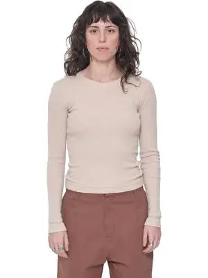 EVERYBODY.WORLD Everybody.World Rib Long Sleeve T-Shirt Oat