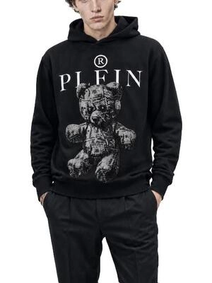 Philipp Plein Hoodie Sweatshirt Teddy - Black