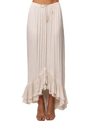 JLUXLABEL Sun And Sand Maxi Skirt - Ivory