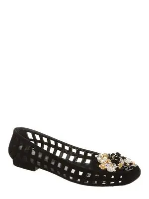 HEAVENLY JELLY Aura Jelly Ballet Flat - Black
