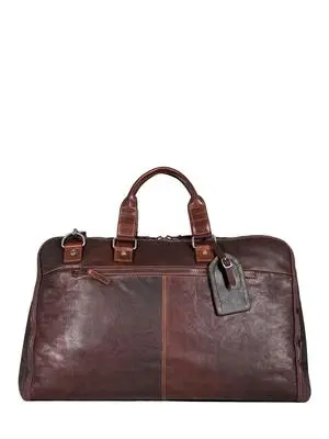 JACK GEORGES Voyager Convertible Garment Duffle Bag - Brown