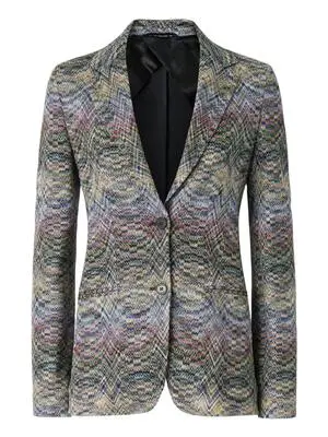 Missoni Viscose Lamé Blazer - Multicoloured