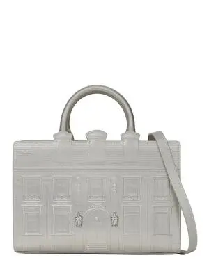 KARL LAGERFELD Karl Lagerfeld Rue St-Guillaume Metallic Satchel Bag
