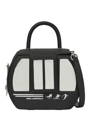 Karl Lagerfeld Ikon Gondola Top Handle Bag - Black
