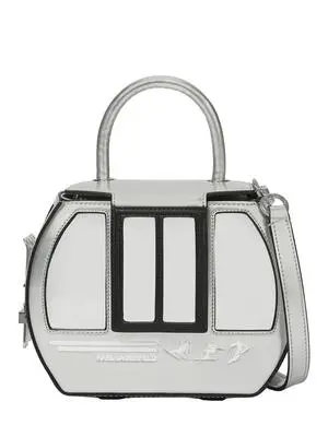 Karl Lagerfeld Ikon Gondola Top Handle Bag Silver