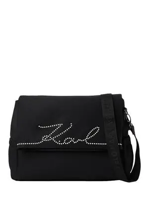 Karl Lagerfeld Baby Signature Diaper Bag - Black