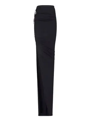 RICK OWENS Maxi Cotton Skirt