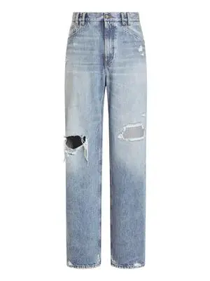 Dolce & Gabbana Multi-colored Denim Trousers - Multicolor