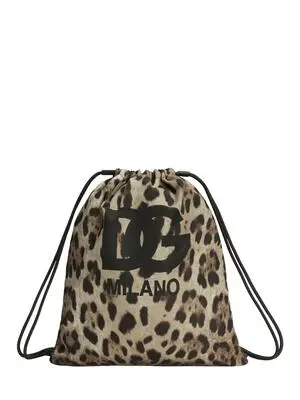 Dolce & Gabbana Leo-print Nylon Backpack - Multicolor