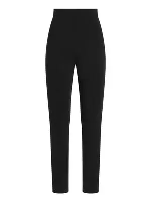 Dolce & Gabbana Milano Stitch Jersey Leggings - Black
