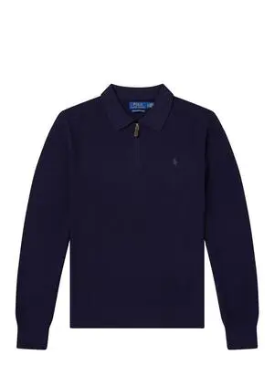 Polo Ralph Lauren Polo Ralph Lauren Wool Half-Zip Sweater Blue