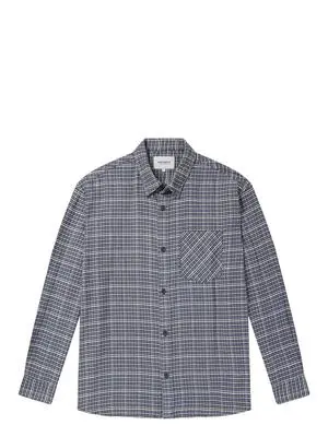 Carhartt Work In Progress Todrick Checked Cotton-flannel Shirt - Blue